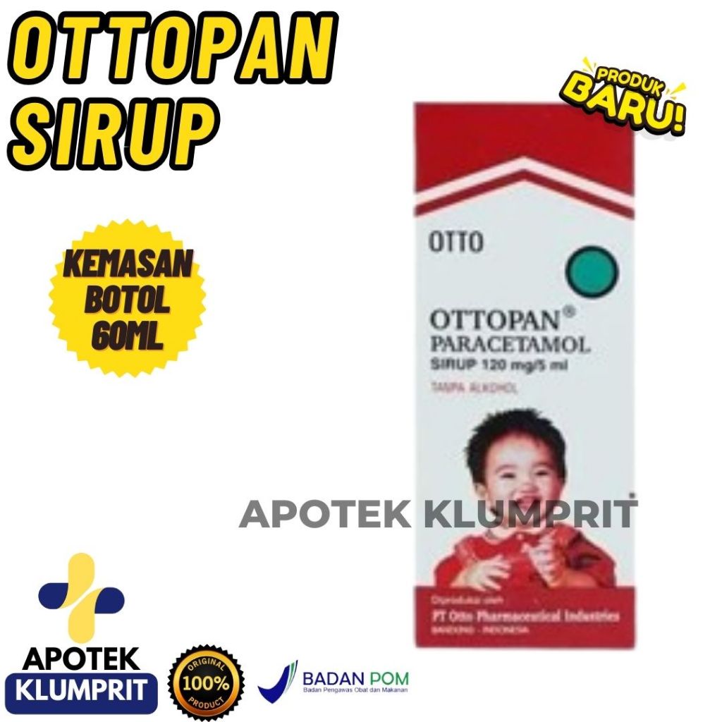 Jual OTTOPAN / SIRUP / 60ML / DEMAM / SAKIT KEPALA / GIGI | Shopee ...