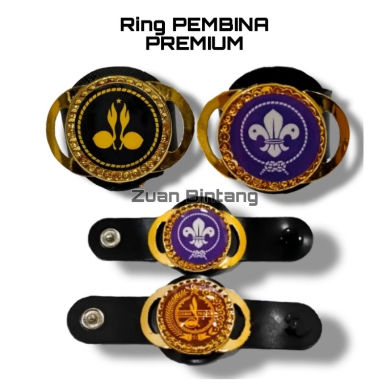Jual RING KACU KALEP KUPINGAN EMAS/ RING KACU PRAMUKA PEMBINA PREMIUM ...