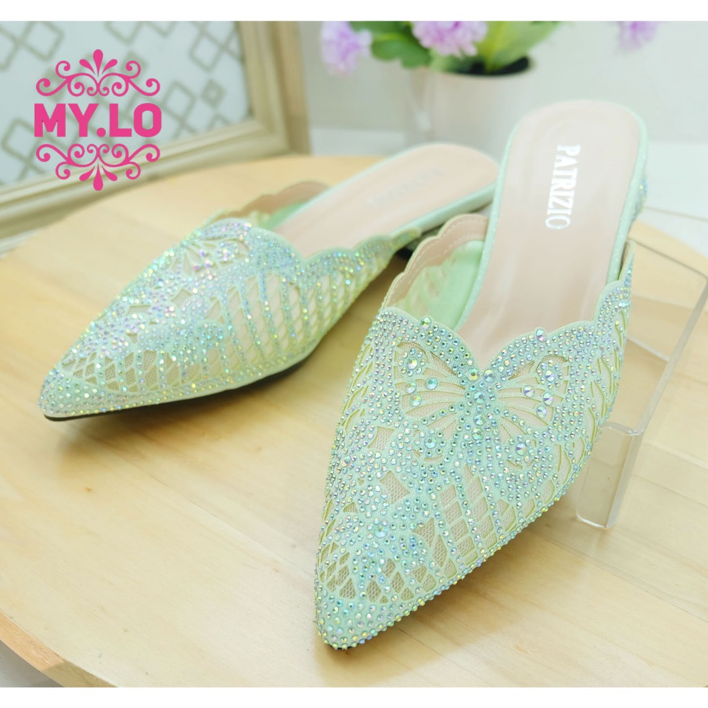 Jual SANDAL PESTA HEELS WANITA SELOP KEBAYA PENGANTIN MEWAH ELEGAN ...