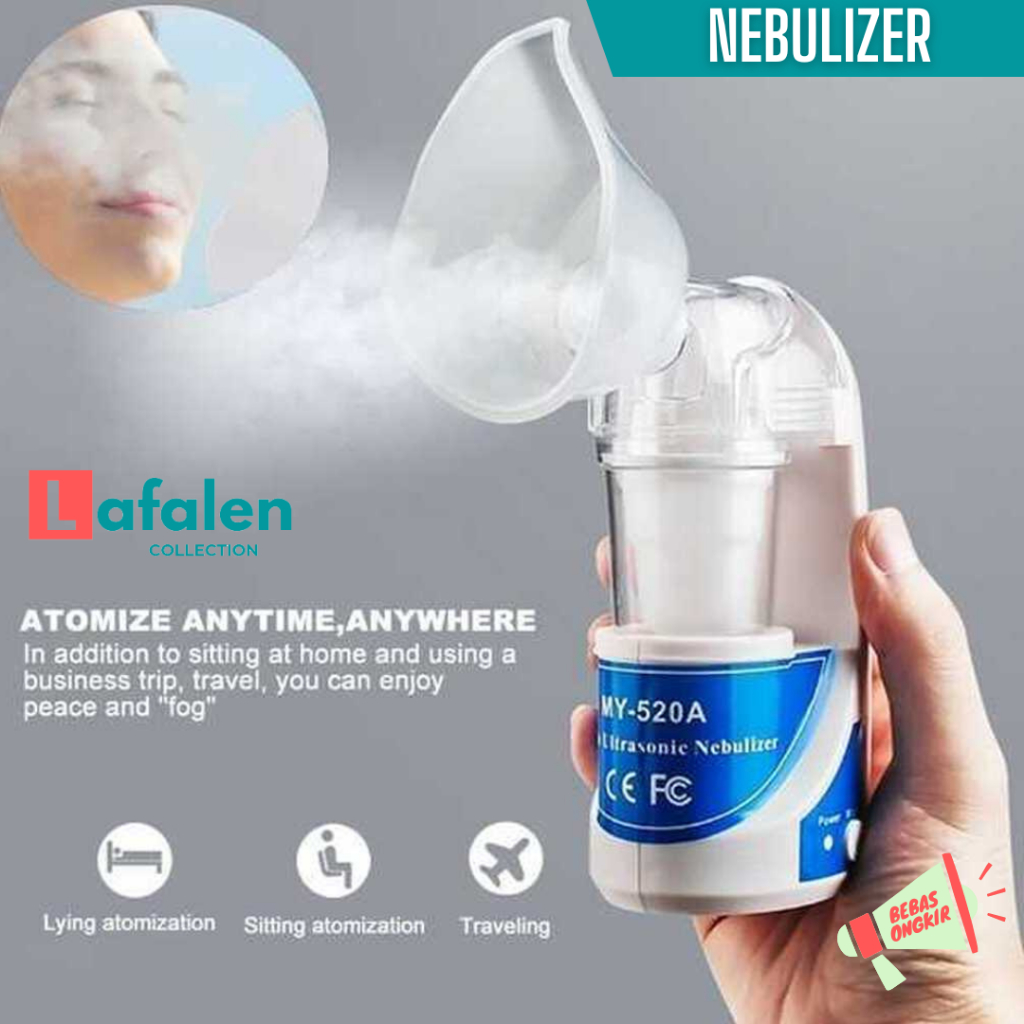 Jual Alat Nebulizer Inhaler Terapi Pernafasan Anak Dewasa Ultrasonic ...