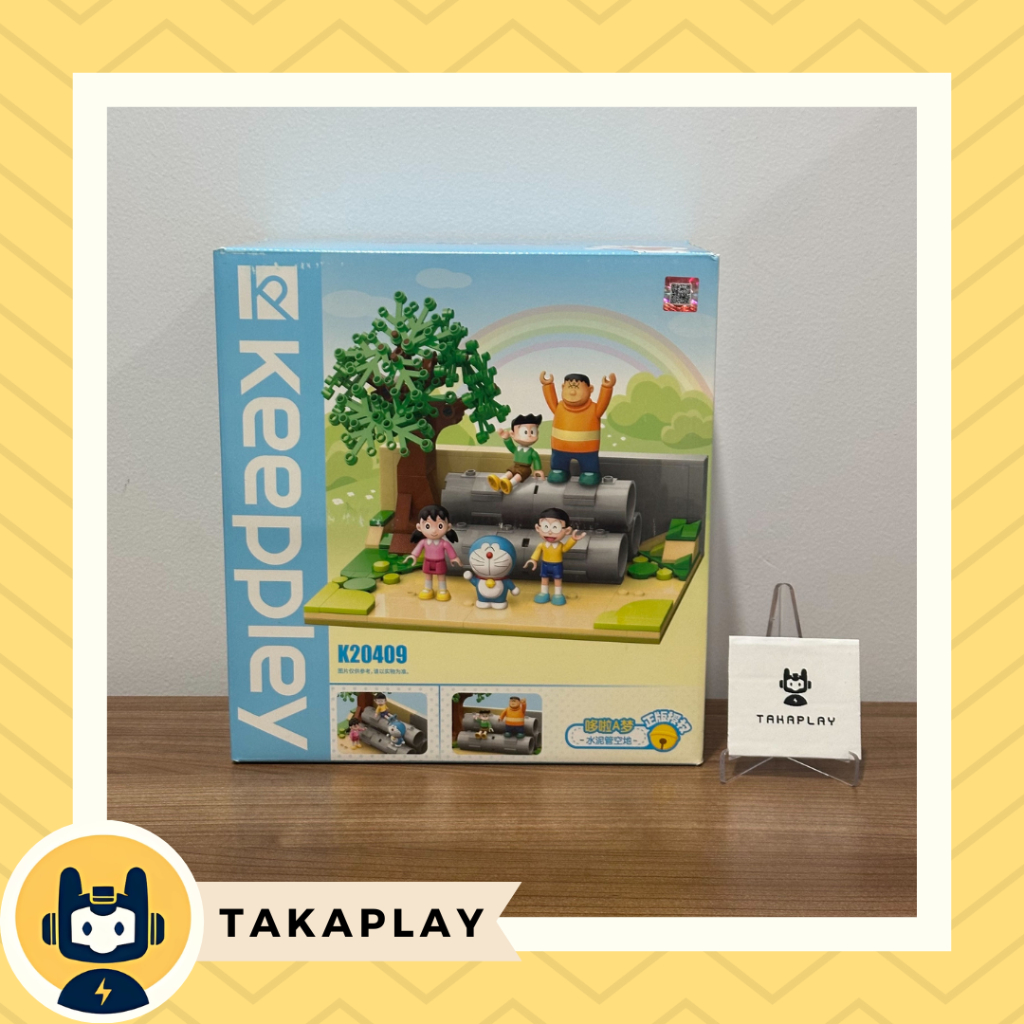 Jual Mainan Keeppley Bricks Doraemon Playground Play Ground Park K20409 ...