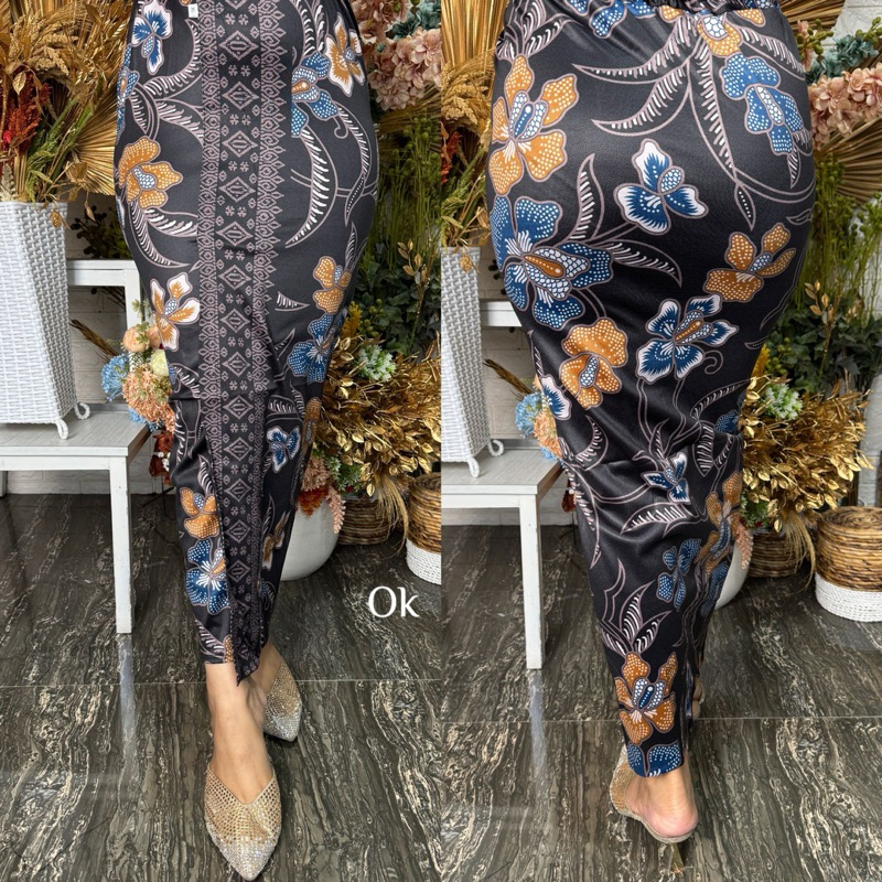 Jual KAMEN ROK BATIK BALI FULL STREATCH - BAWAHAN KEBAYA | Shopee Indonesia