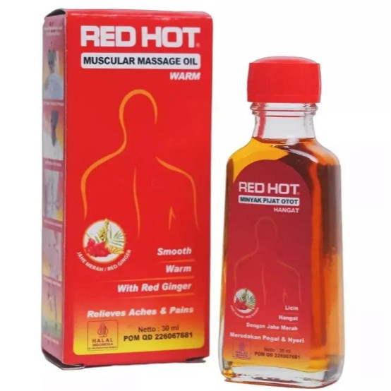 Jual Jessen Minyak Urut Liniment Oil RED HOT Redhot 30ml & 55ml ...