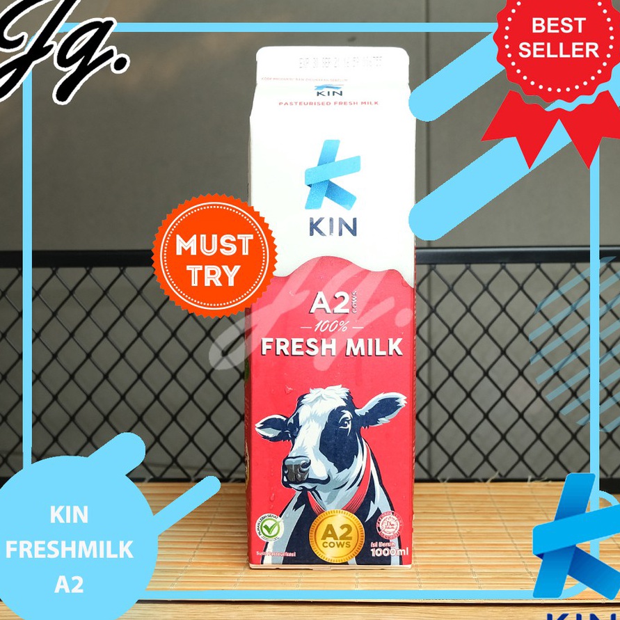 Jual Dijamin Ori KIN MILK FRESH MILK VIT A2 SUSU KIN FRESH MILK 1 LITER ...
