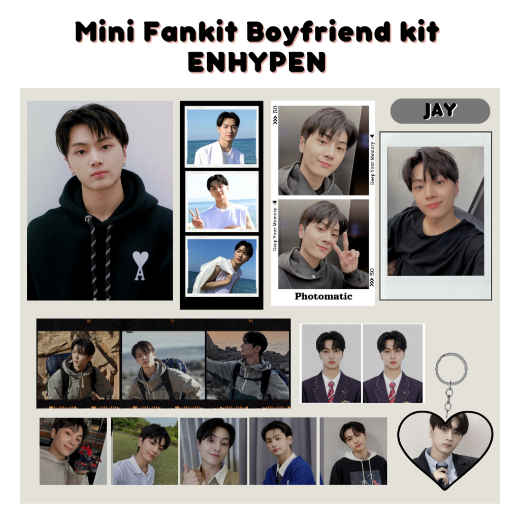 Jual Mini Fankit Boyfriend Kit ENHYPEN Jay Jake Heesung Sunghoon ...