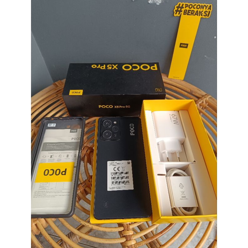 Jual poco x5 pro 5g 6/128 fullset super mulus (second) | Shopee Indonesia