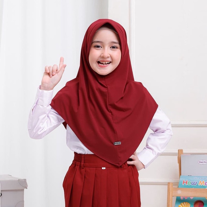 Jual Hijab Bergo Hamida Jersey Alika /Jilbab Sekolah Pinguin Anak sekolah sd/s m l | Shopee ...