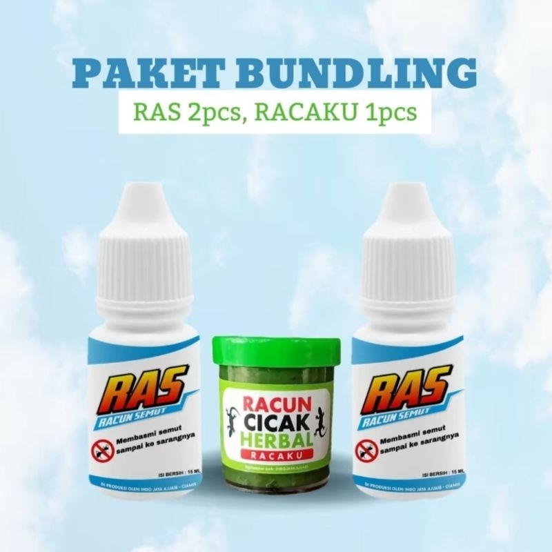 Jual PAKET HEMAT 2PCS RACUN SEMUT RAS 1PCS RACUN CICAK RACAKU | Shopee ...