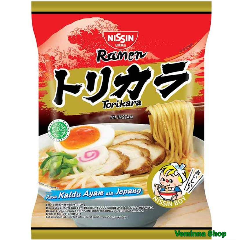 Jual Nissin Ramen Torikara Rasa Kaldu Ayam Ala jepang 100 Gram/Ramen ...