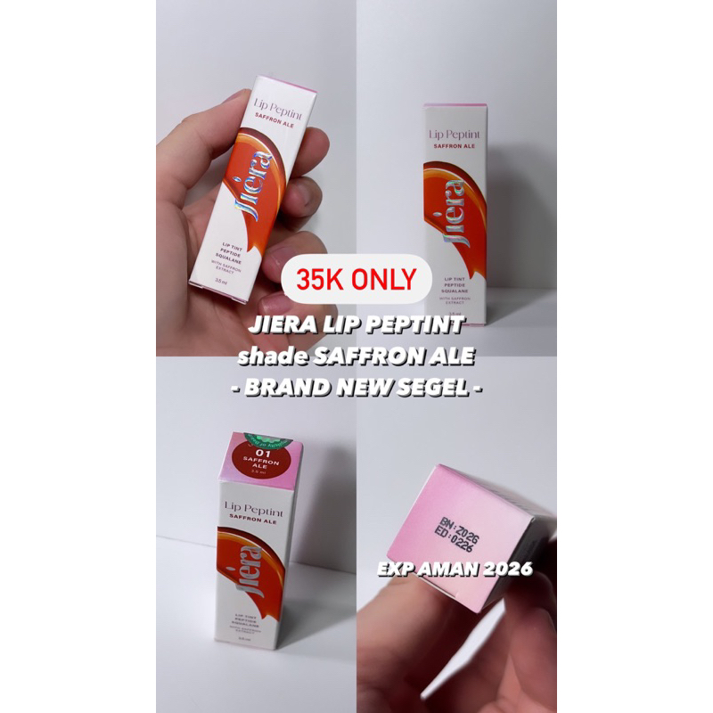 Jual JIERA LIP PEPTINT SHADE SAFFRON ALE | Shopee Indonesia