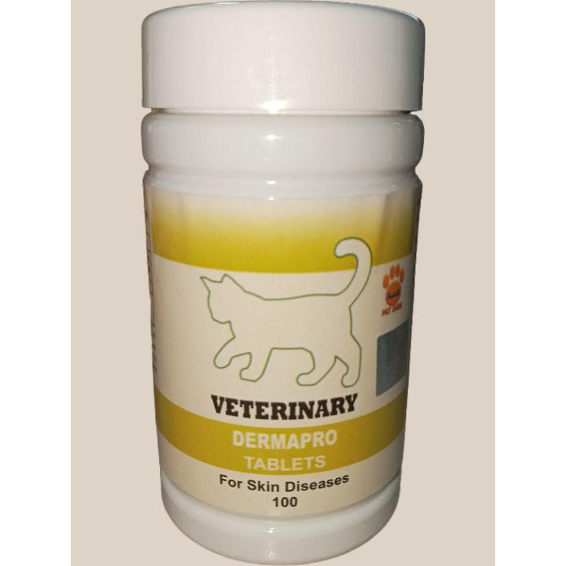 Jual DERMAPRO ECER HARGA PER 1 TABLET Obat Jamur Kucing Anti Gatal Anti ...