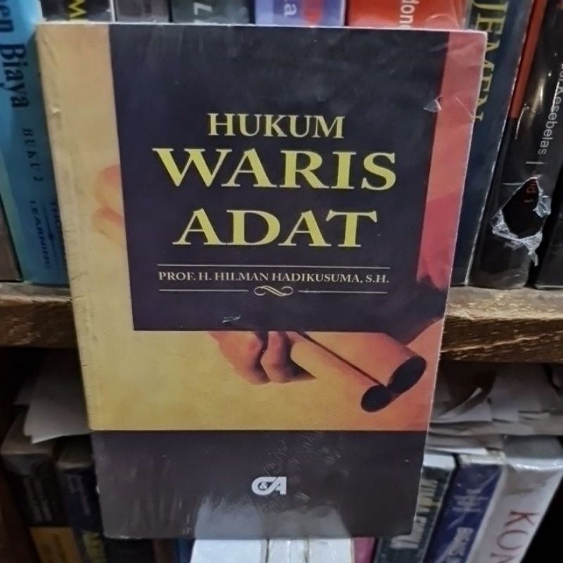 Jual Hukum waris adat by Prof H Hilman Hadikusuma | Shopee Indonesia
