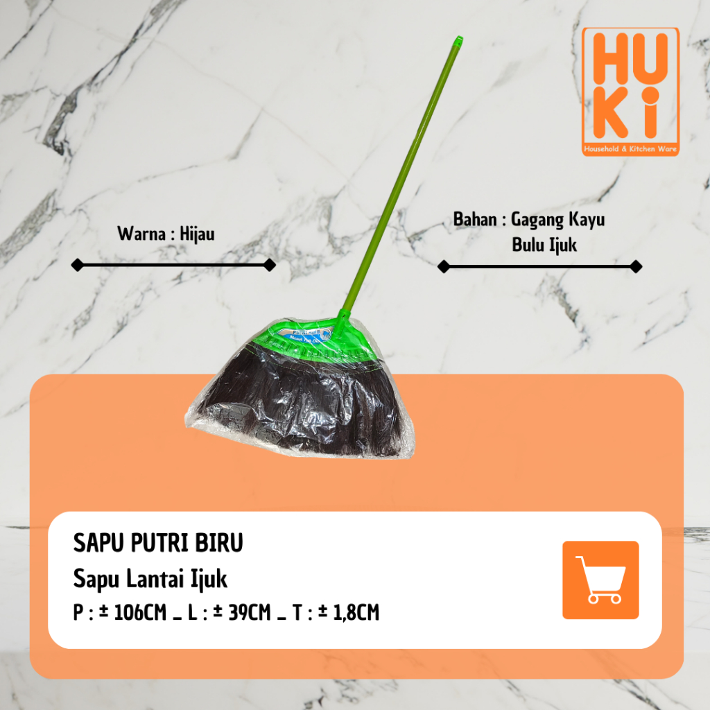Jual Sapu Lantai Ijuk PUTRI BIRU | Shopee Indonesia