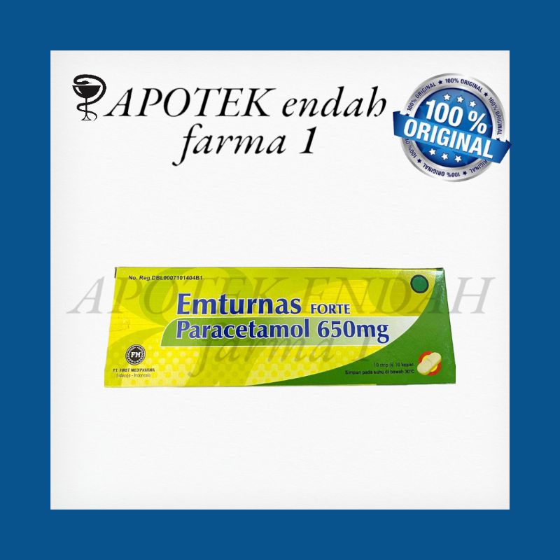 Jual EMTURNAS FORTE 650mg perbox isi 10lembar (100tablet) | Shopee ...