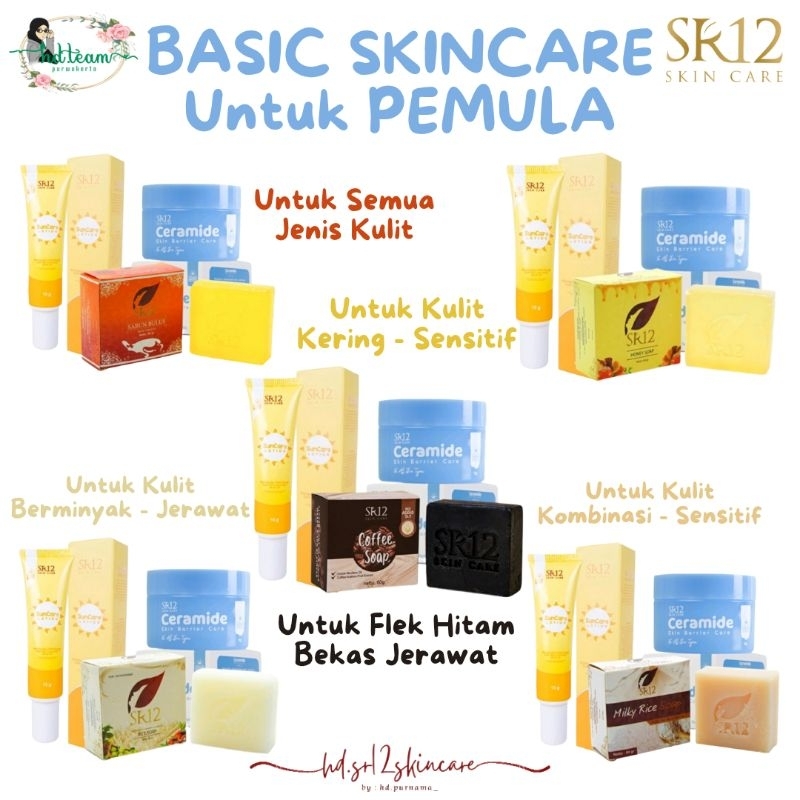 Jual PAKET PEMULA SR12 Basic Skin Care untuk Pemula Merawat dan Memperbaiki Skin Barrier Kulit ...