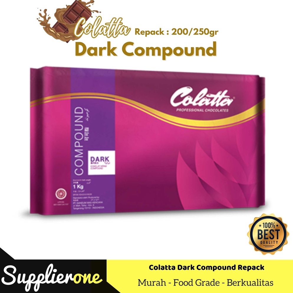 Jual Splash Colatta Dark Compound 225gr Dark Coklat Colatta Coklat ...