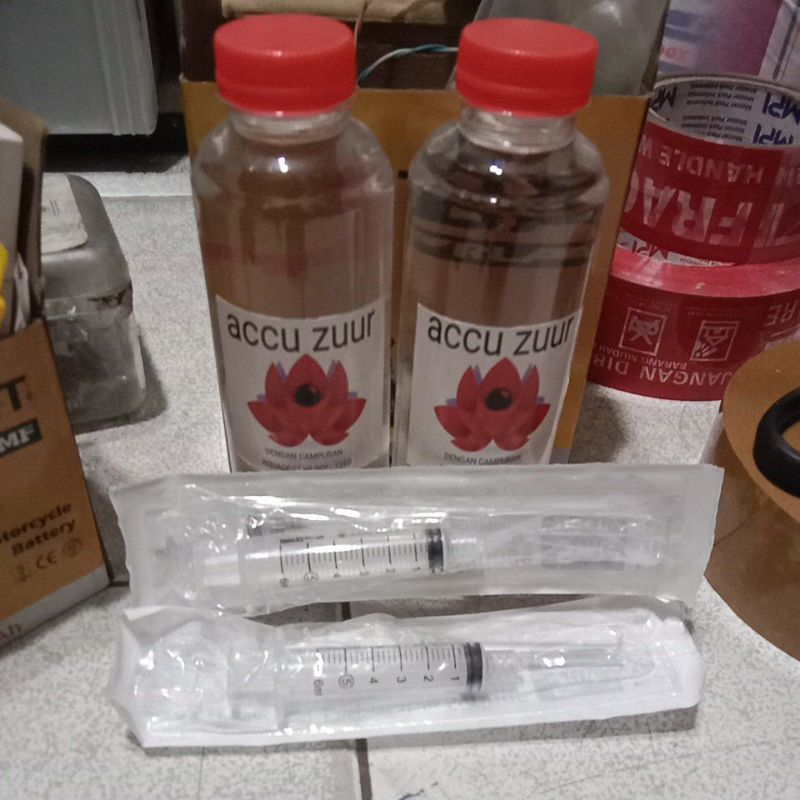 Jual 2 SET AIR AKI KERING (ACCU ZUUR) 1 BOTOL ISI 250ML & 2 PCS ...