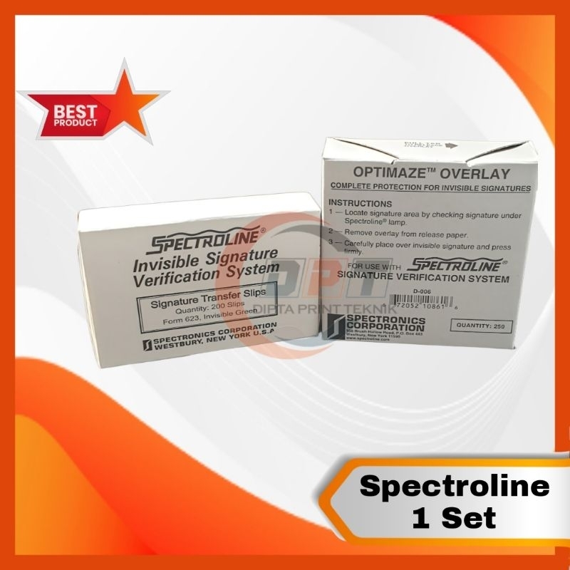 Jual Spectroline Invisible Signature Optimaze Overlay (1set) | Shopee ...