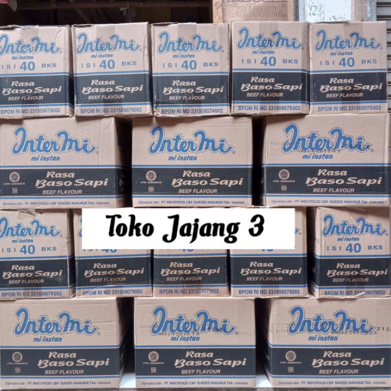 Jual MIE INTERMI - Mie Intermi Rasa Baso Sapi Harga 1 Dus isi 40 pcs ...