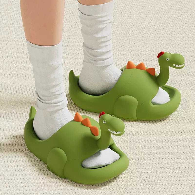 Jual Promo Sendal Anak Dinosaurus Anak Karakter Lucu Dinosaurus 3D ...