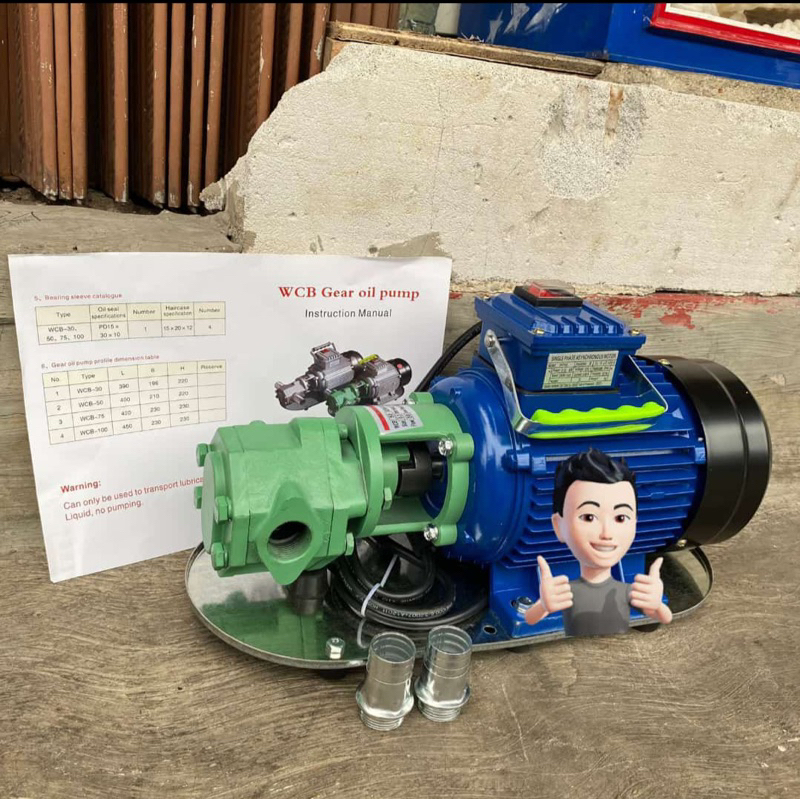 Jual Pompa Transfer cairan Kental Pompa Gear Pump WCB-50 50LPM 550W ...