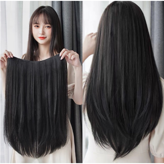 Jual Hairclip korea biglayer Lurus Natural wave Wavy Ombak 50cm 60cm ...