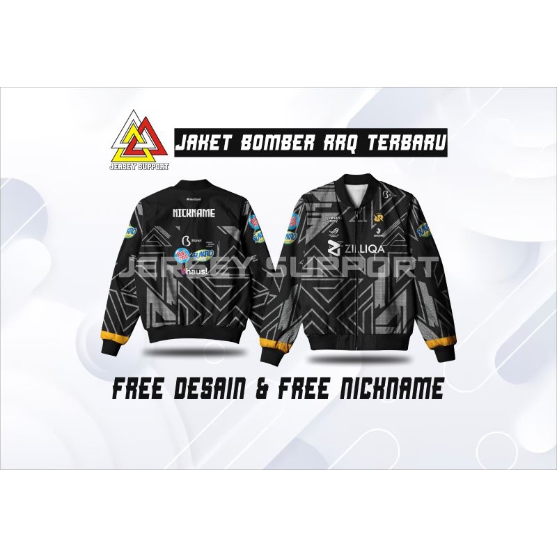 Jual Jaket Bomber RRQ S-19 pria wanita 2023-2024 Custom full printing ...