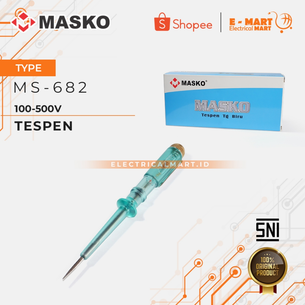 Jual Masko Tespen Tanggung Hijau MS - 682 Magnet | Shopee Indonesia