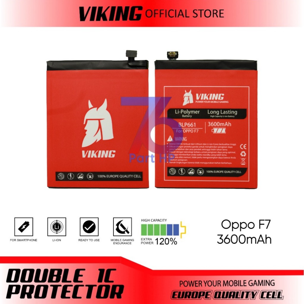 Jual Baterai Double Power Viking BLP-661 / BLP661 / OP F7 / A3 ...