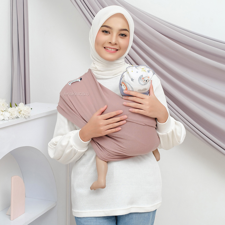 Jual Anakkecilku Gendongan Bayi Instan Geos Basic Polos | Shopee Indonesia