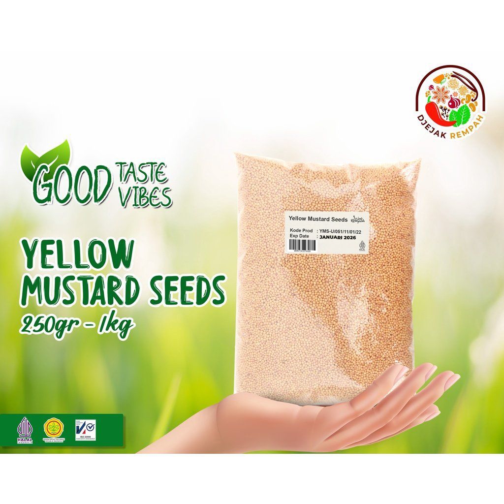 Jual Yellow Mustad Bubuj (Kemasan 100 Gr-500 Gr) | Shopee Indonesia