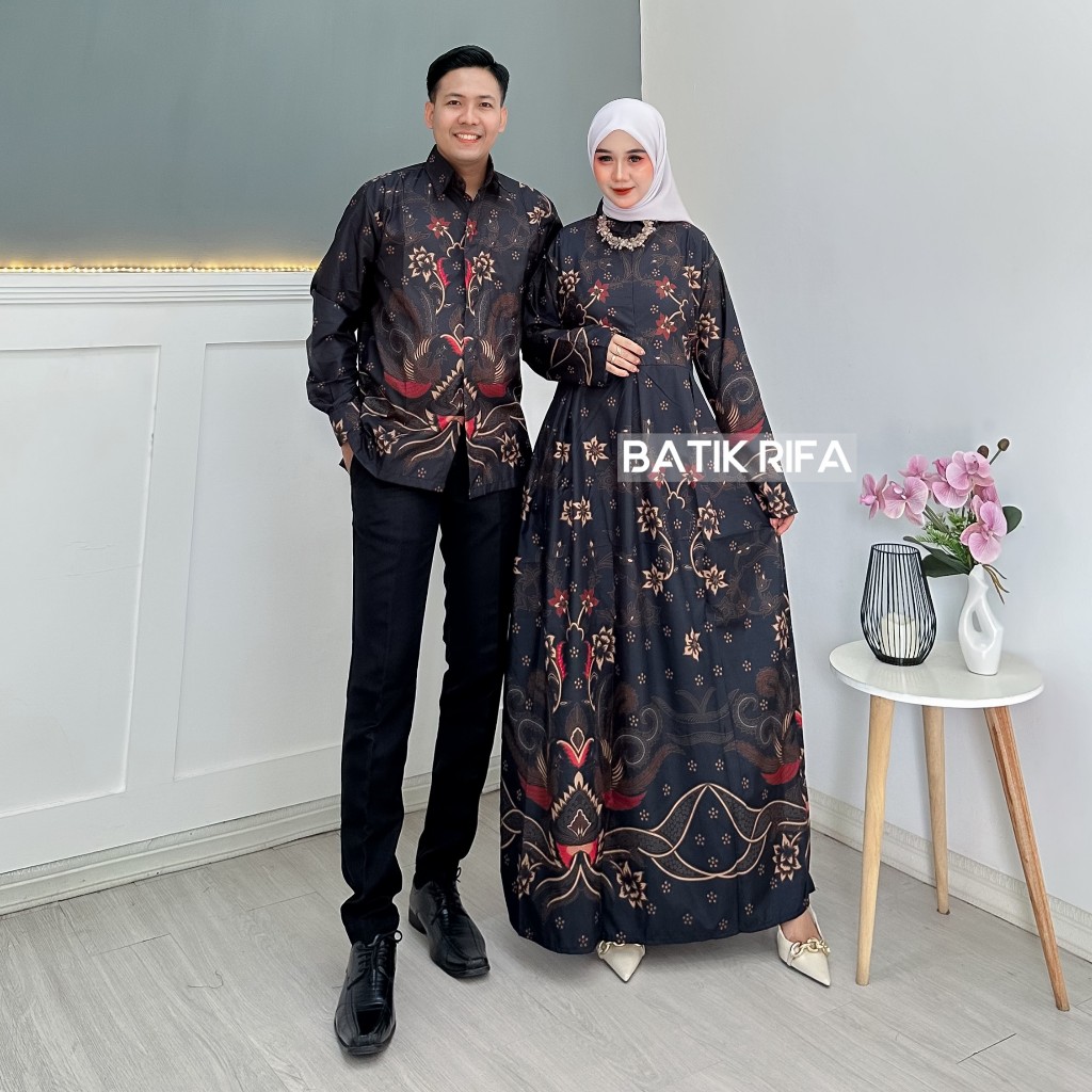 Jual MS COUPLE GAMIS BATIK SRIWEDARI MAXI BUMIL/BUSUI KATUN ALL SIZE ...