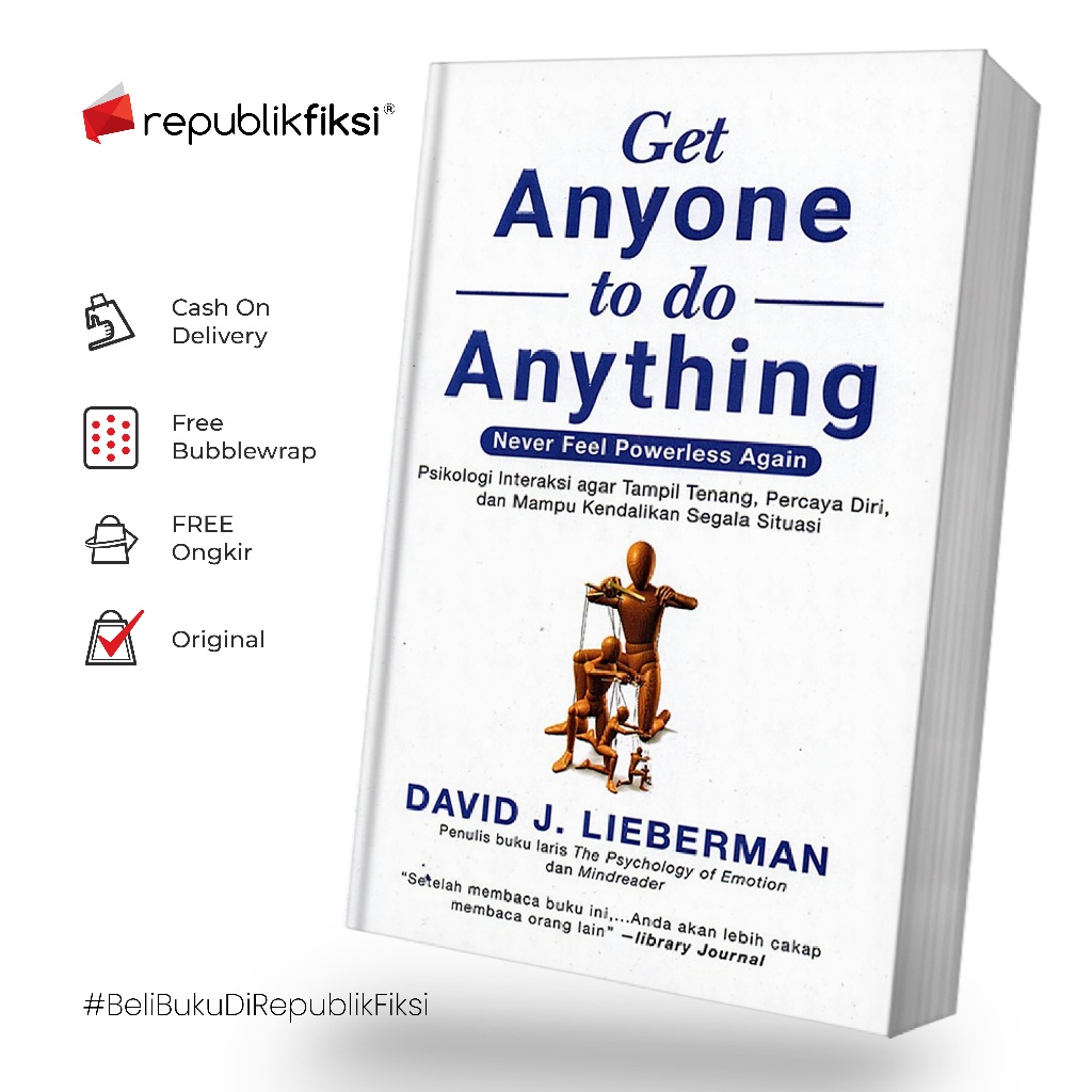 Jual Buku Get Anyone to do Anything - David J. Lieberman - Qantara ...