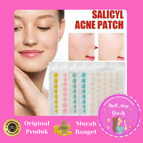 Jual Acne Patch Lucu Bentuk Hati Bintang Sticker Jerawat Invisible ...