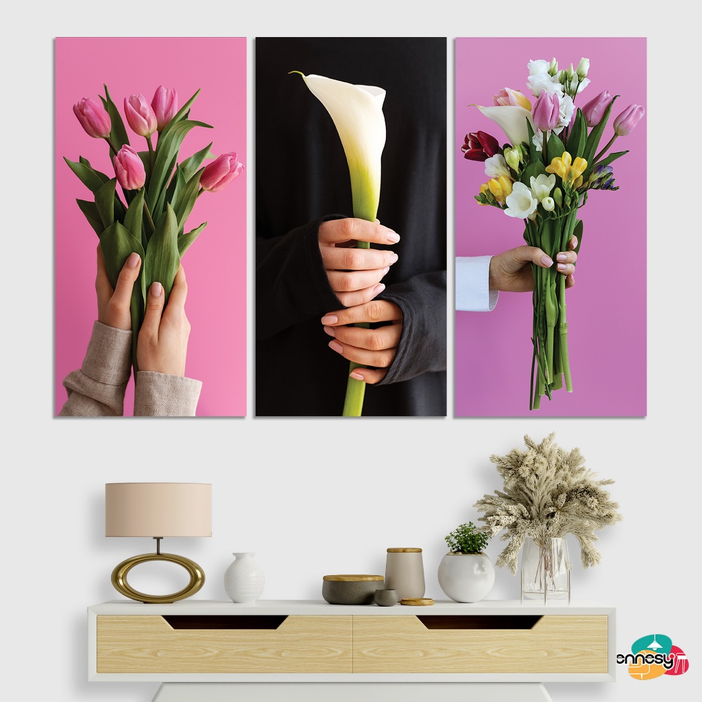 Jual TENNESY HIASAN DINDING FLOWER BOUQUET BUNGA 15x30CM WALL DECOR ...