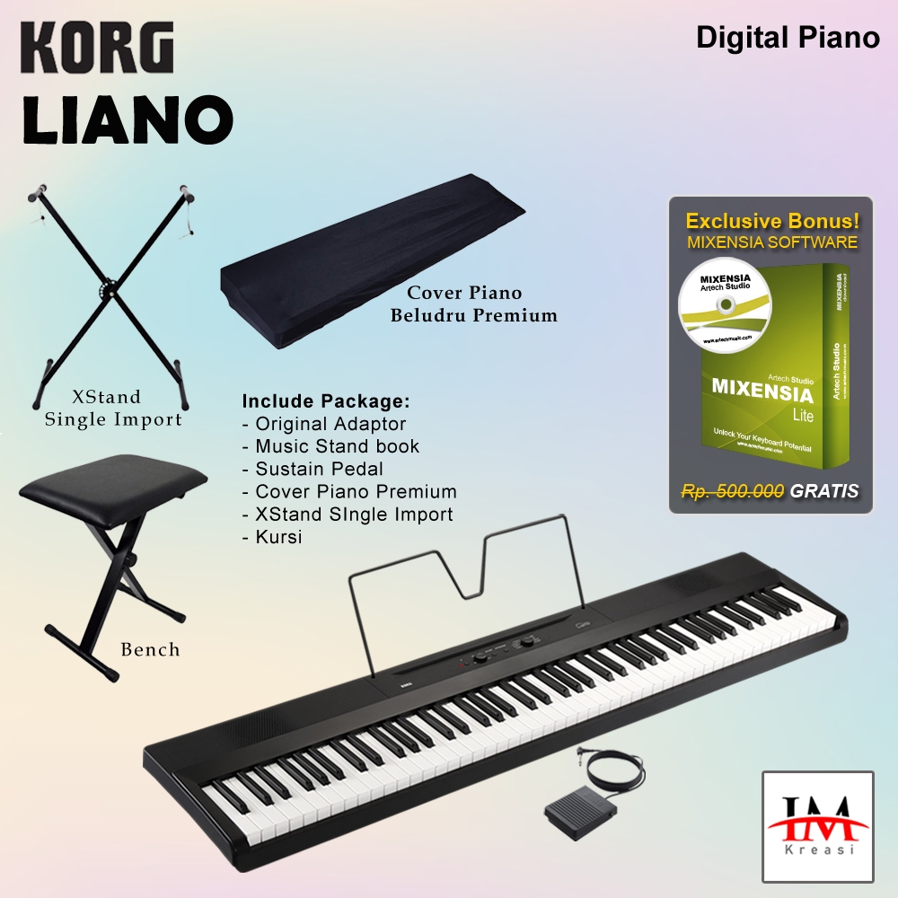 Jual KORG Liano / Liano 88 Keys Digital Piano Garansi Resmi | Shopee ...