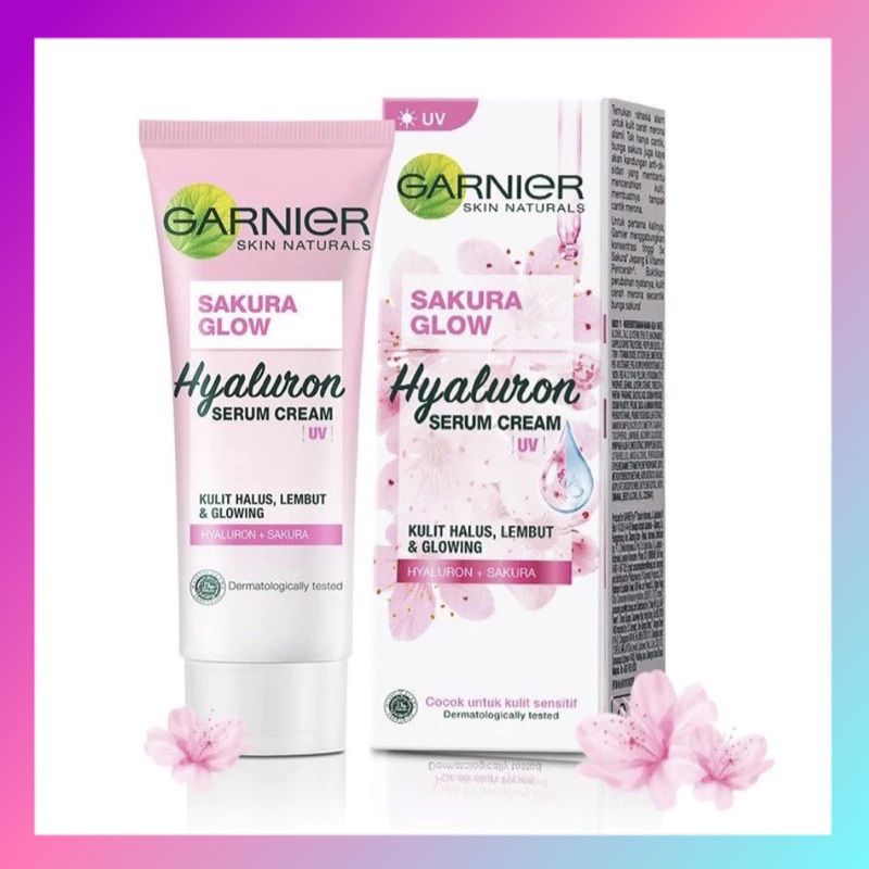 Jual Sakura White Whitening Serum Cream Garnier (Sakura) 7 ml | Shopee ...