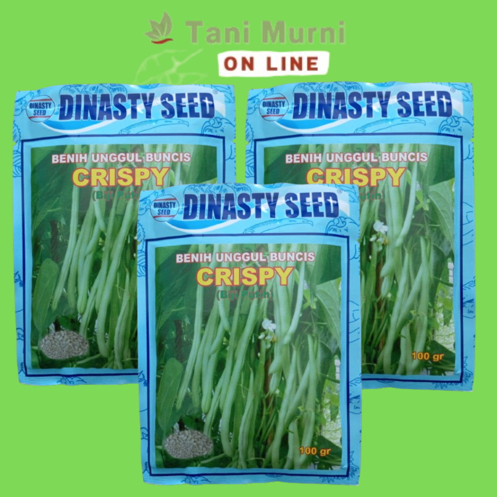 Jual Benih Buncis Unggul CRISPY Dinasty Seed 100 Gram | Shopee Indonesia