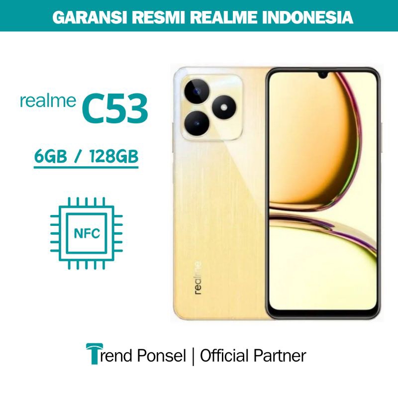 Jual REALME C53 NFC RAM 6GB/128GB GARANSI RESMI REALME INDONESIA | Shopee Indonesia