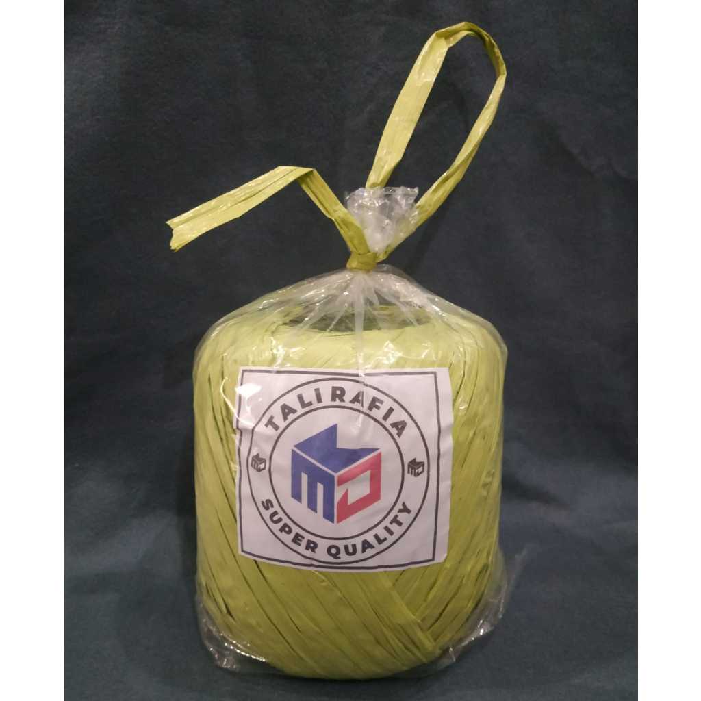 Jual Tali Rafia Kuning Stabilo Super Berat 1 Kg Full | Shopee Indonesia