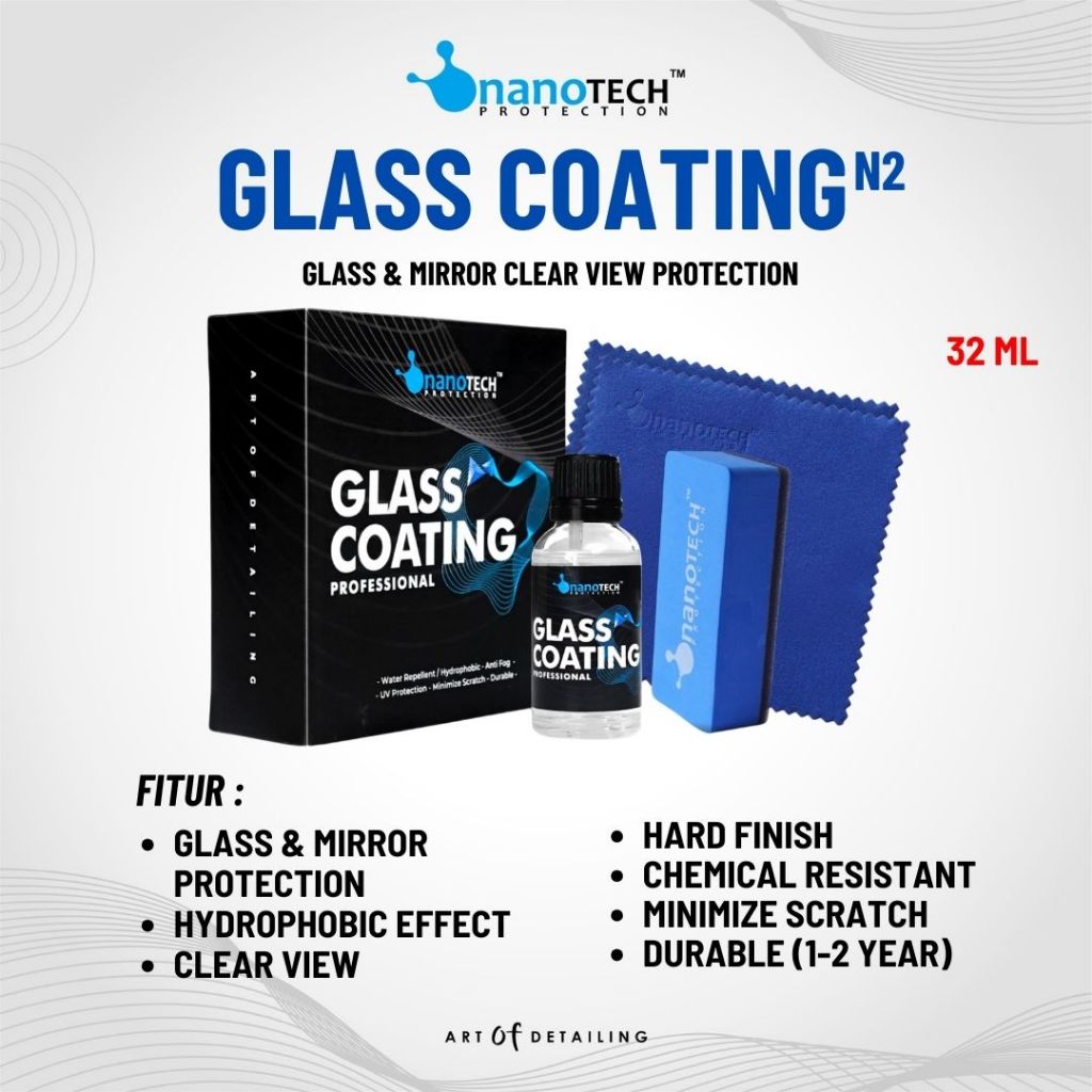 Jual GLASS COATING - nanoTECH PROTECTION - Coating Kaca - Glass Coat ...