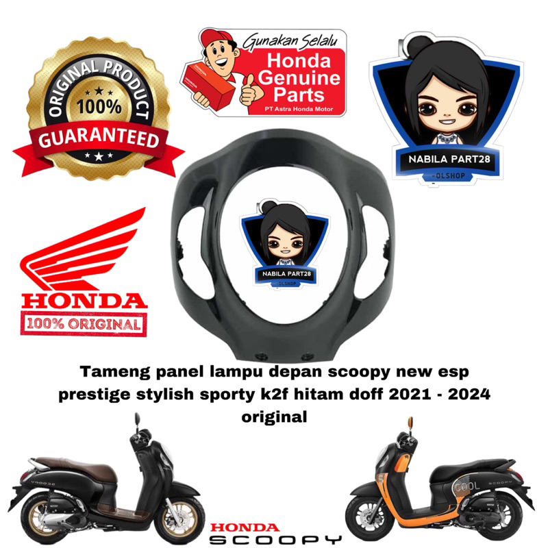 Jual cover front fr body bodi tameng lampu depan scoopy new esp ...