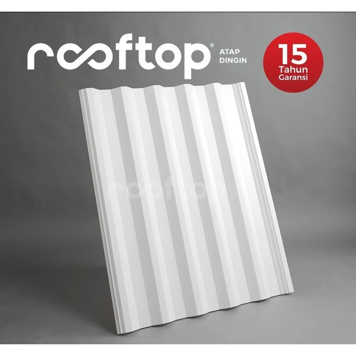 Jual Atap uPVC Rooftop I-Series Tebal 12mm Rumah Gedung Ruko Putih 4 ...