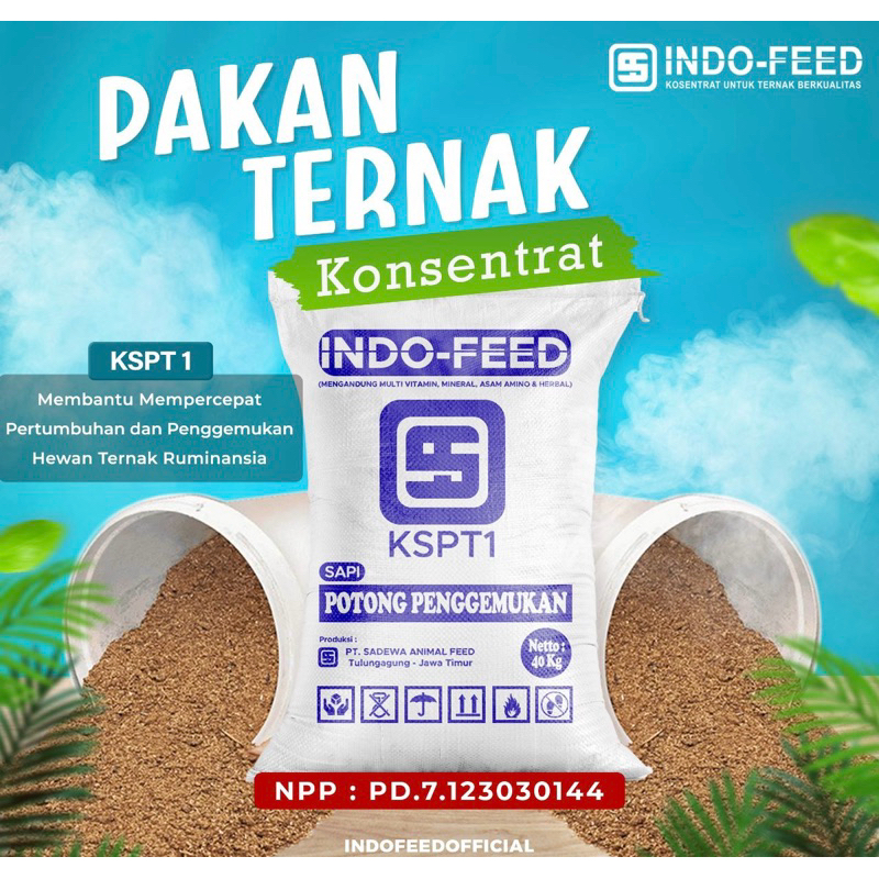 Jual Pakan Ternak Konsentrat Sapi Indofeed Penggemuk Laktasi | Shopee Indonesia