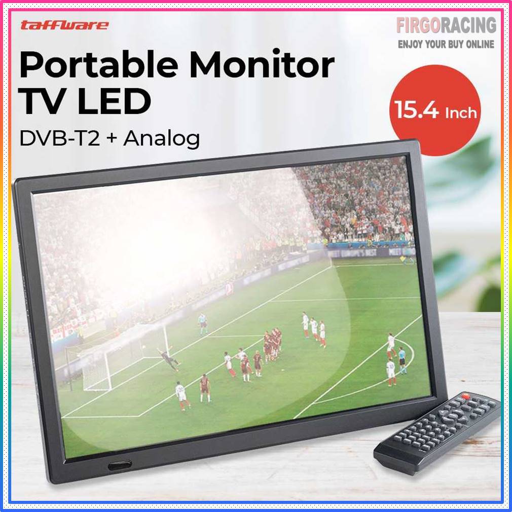 Jual Monitor TV Digital Portable Monitor TV LED Color 15.4 Inch DVB-T2 ...