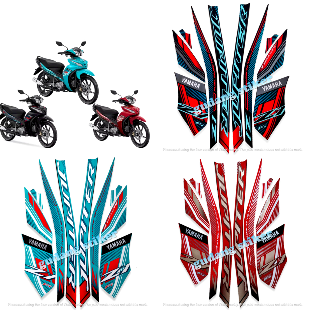 Jual STICKER STRIPING MOTOR YAMAHA JUPITER Z1 2023 STANDAR FUL SET ...