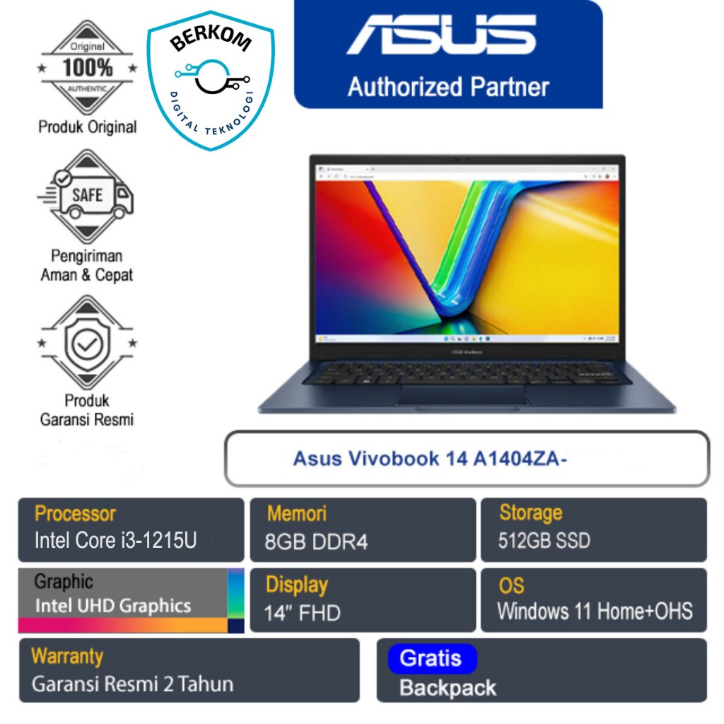 Jual ASUS Vivo 14 A1404ZA | Shopee Indonesia