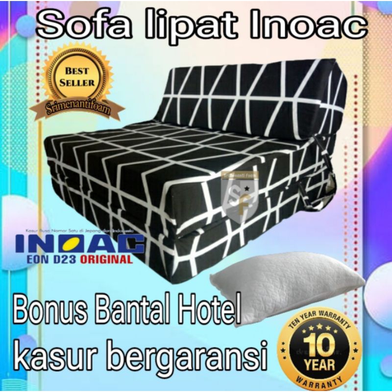 Jual Inoac.sofa lipat.(BONUS BANTAL)sofa lipat inoac.forniture.ukuran ...