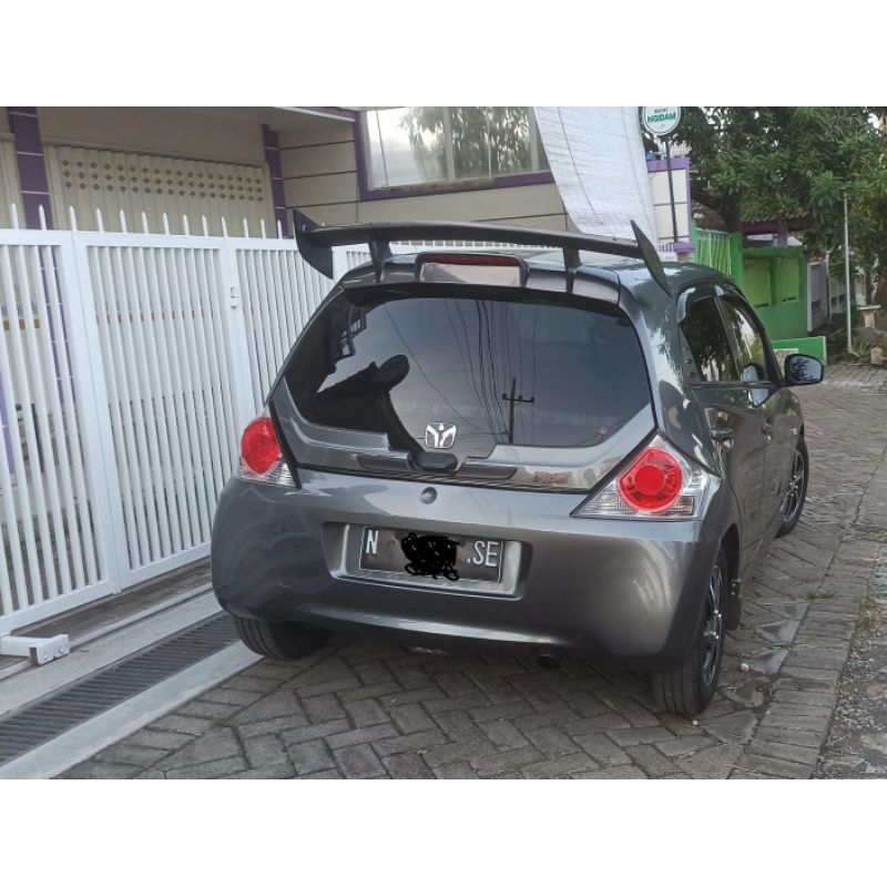 Jual SPOILER BRIO RACING ABU GLOSSY SPOILER SAYAP BELAKANG BRIO RACING ...