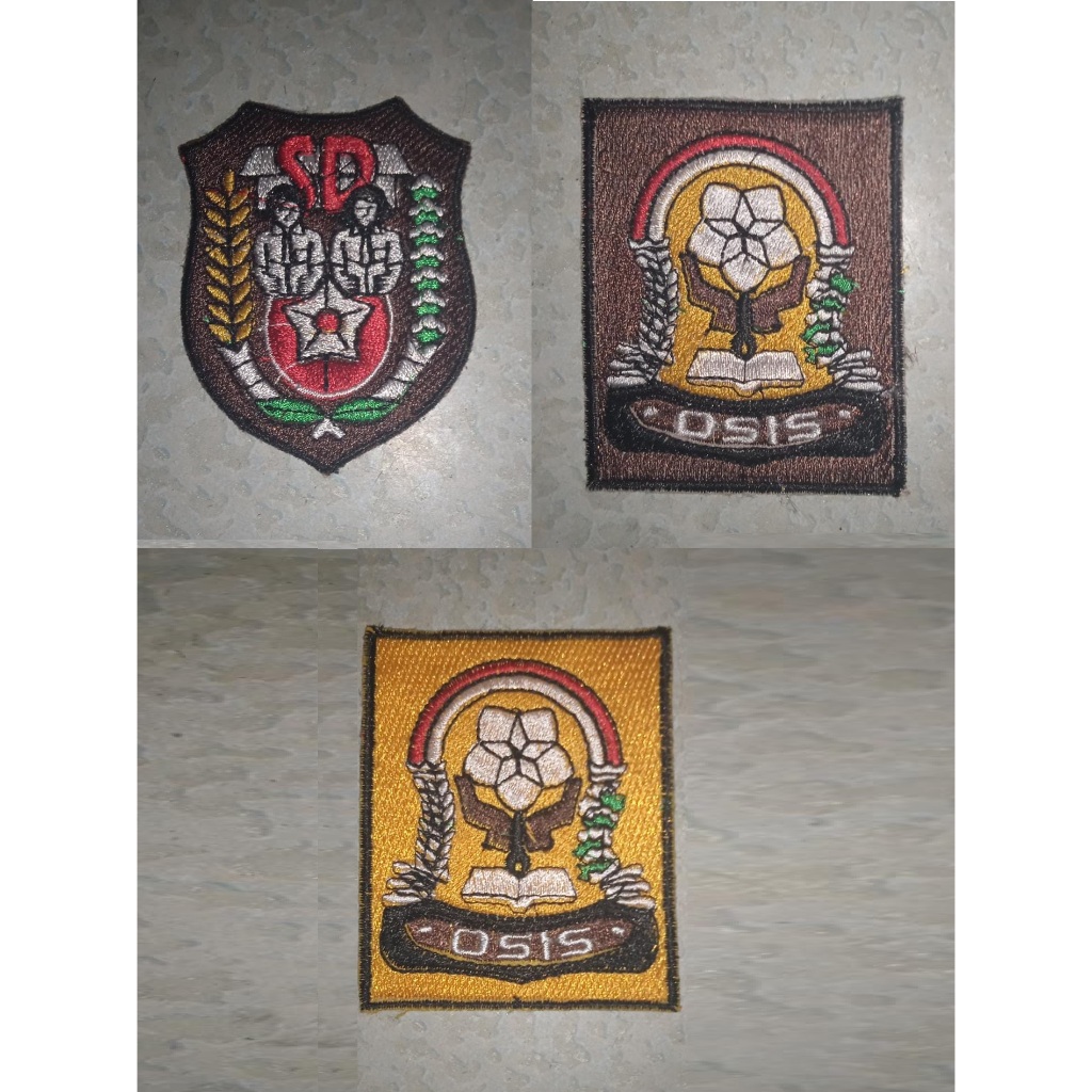 Jual Badge OSIS SD SMP SMA (full bordir) | Shopee Indonesia